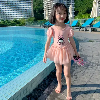 Hot Sale Swimdress Girls' One-piece Swimsuit Customized Swimwear ...