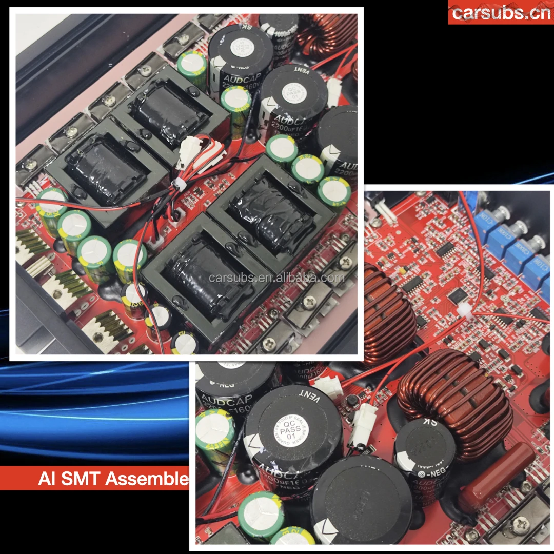 Brazilian Style Full Range RMS 8000W Car Subwoofer Amplifier Peak 10000W SPL Strong Bass 1 Ohm ...