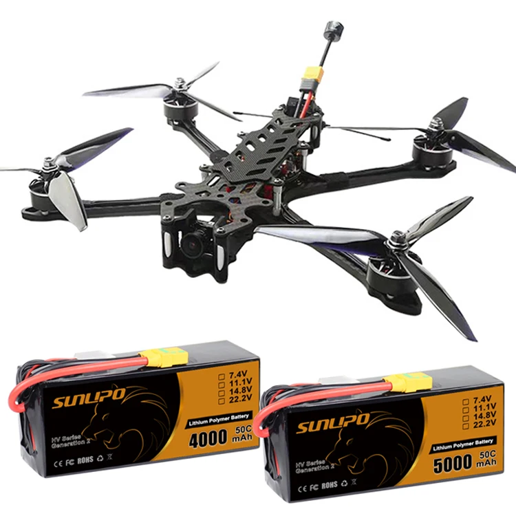 Oem 6s Uav Lipo Battery 22.2v 50c 60c Drone Batteries 4000mah 5000mah ...