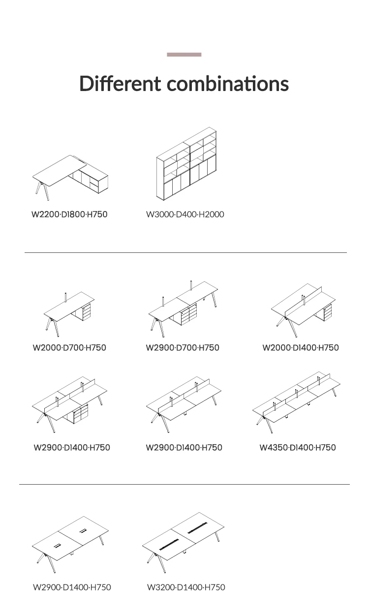 2024 Office Desk Durable Workstation - Modular & Extendable