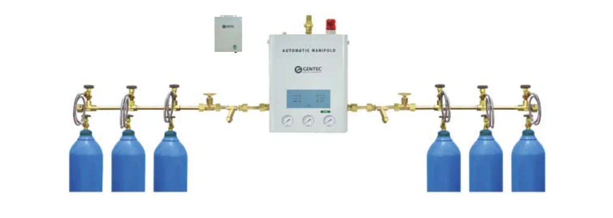 Automatic Gas Cylinder Manifold System For Gas System Gas Supply Fully ...