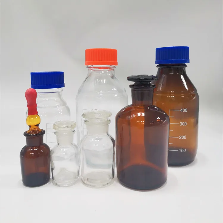 50 100 250 500 1000nl Clear Amber Color Laboratory Glass Bottle For ...