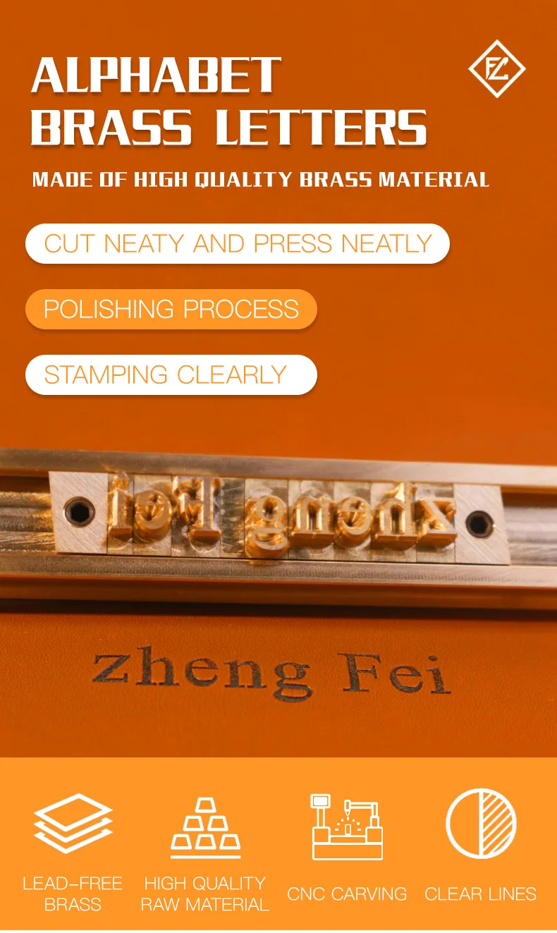 T-Slot Alphabet Leather Tools Alphabet Set Custom Alphabet Set Foil ...