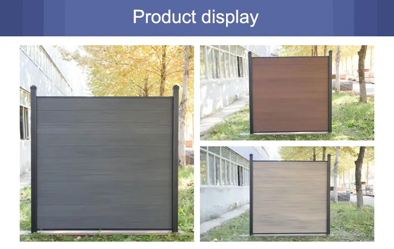 Composite Wooden WPC Yard Slat Fencing - Durable & Eco
