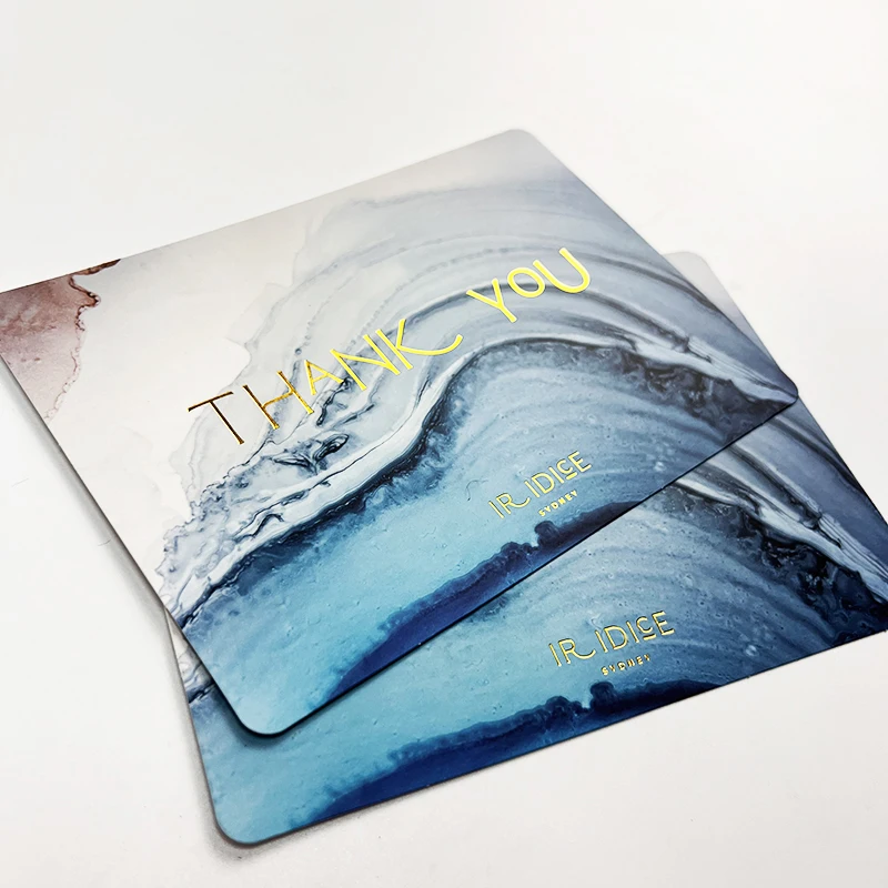 Laminated Custom Logo Business Cards Both Sides Printing Thank You ...