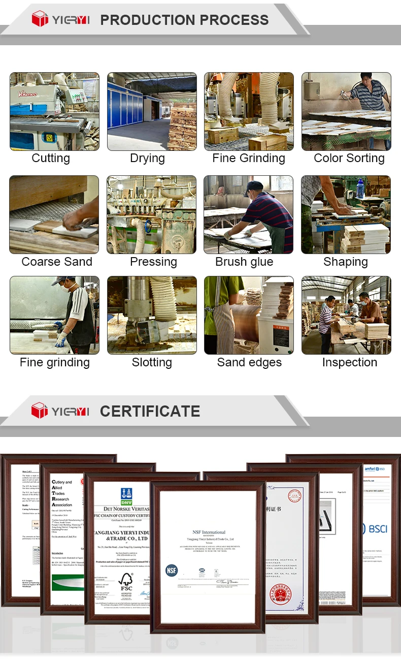 Edge Grain Teak Wood Cutting Boards Custom Walnut Acacia Wood Chopping ...