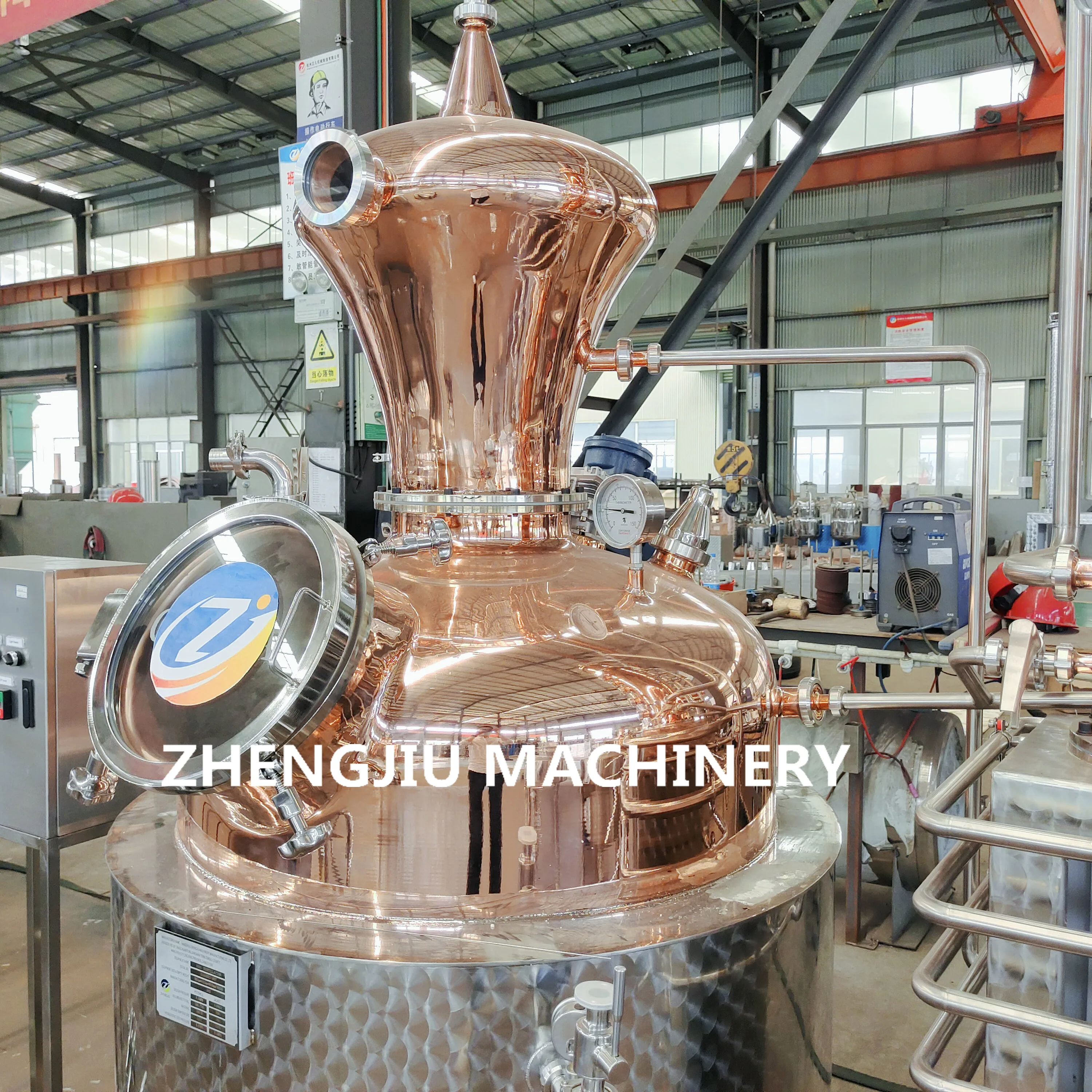ZJ Gin Distillery Rum Distiller Column Distillery Rum Making Machine ...