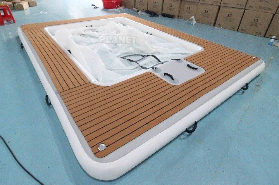 Floating Ocean DWF Wooden EVA Floating Inflatable Swimming Jellyfish ...