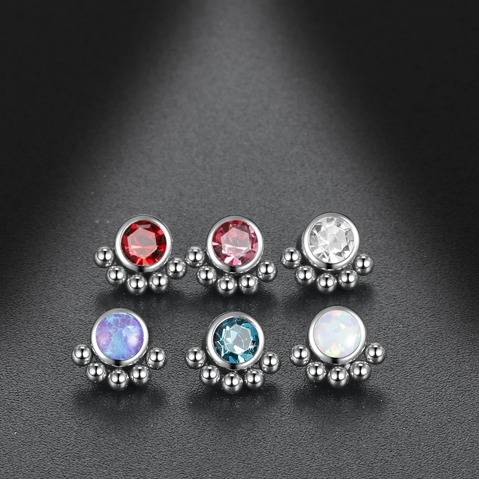 Surgical Steel Dermal Anchor Top Micro Dermal Piercings