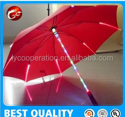 LED Lightsaber Umbrella - Laser Lighted Golf Umbrellas with 7 Color ...