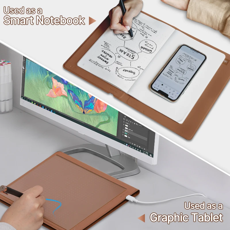 Huion Note X10 Portable Business Recording Playback Drawing Wireless ...