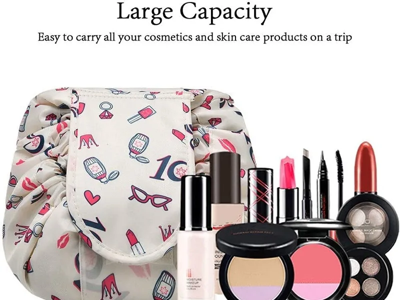 Personalized Bulk Waterproof Polyester Travel Toiletry Extra Large Lay ...