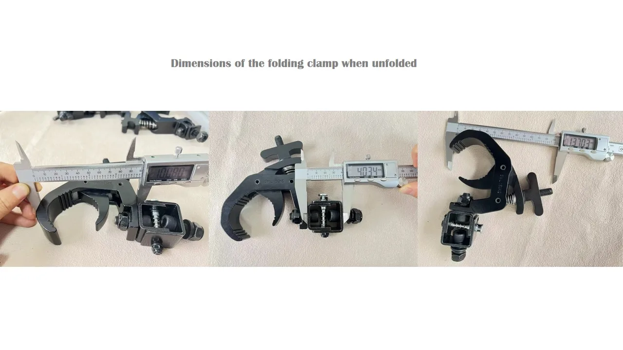 360 Degree Folding Clamp - Professional Stage Light Hook