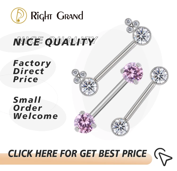 Right Grand ASTM F136 Can Anodize Titanium 14G Threadless Push Pin ...