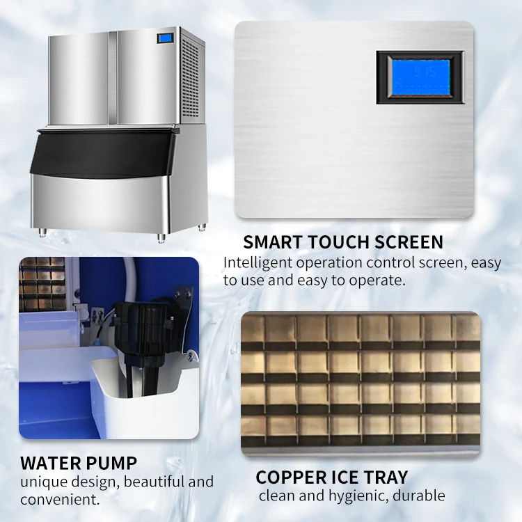 Factory Price 68kg Turkish Ice Cream Machine Ice Cube Machine Pakistan ...