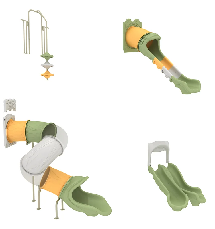 Playground Park Tree House Slide Outdoor Playground for Children Play ...