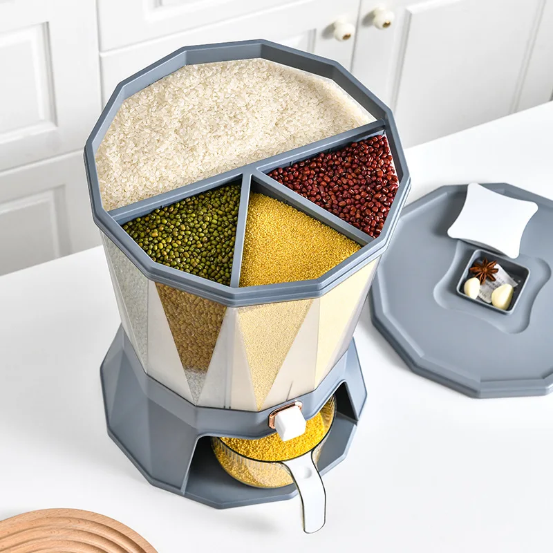 Supply Plastic Pet Grain Flour Spice Coffee Automatic Dispenser Beans ...