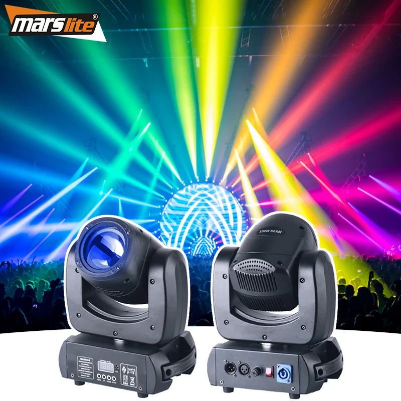 Marslite Pro 100w LED Moving Head DJ Beam Light for Clubs