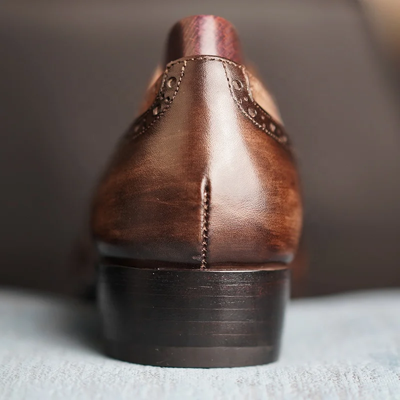 Mens Hand Made Shoes - Cie OX54 Fiddle-Back Waist Constructions