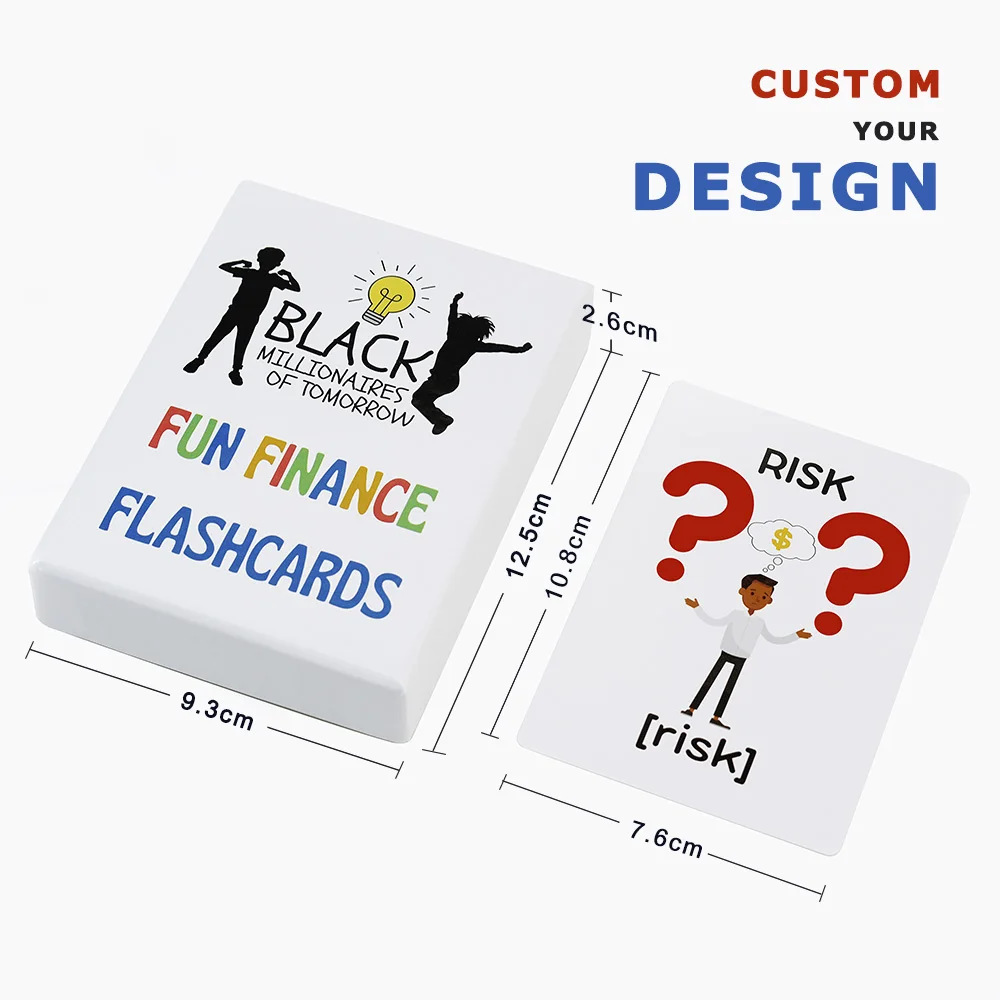 Custom Printing Cognitive Learning Flash Card Deck For Kids Educational ...