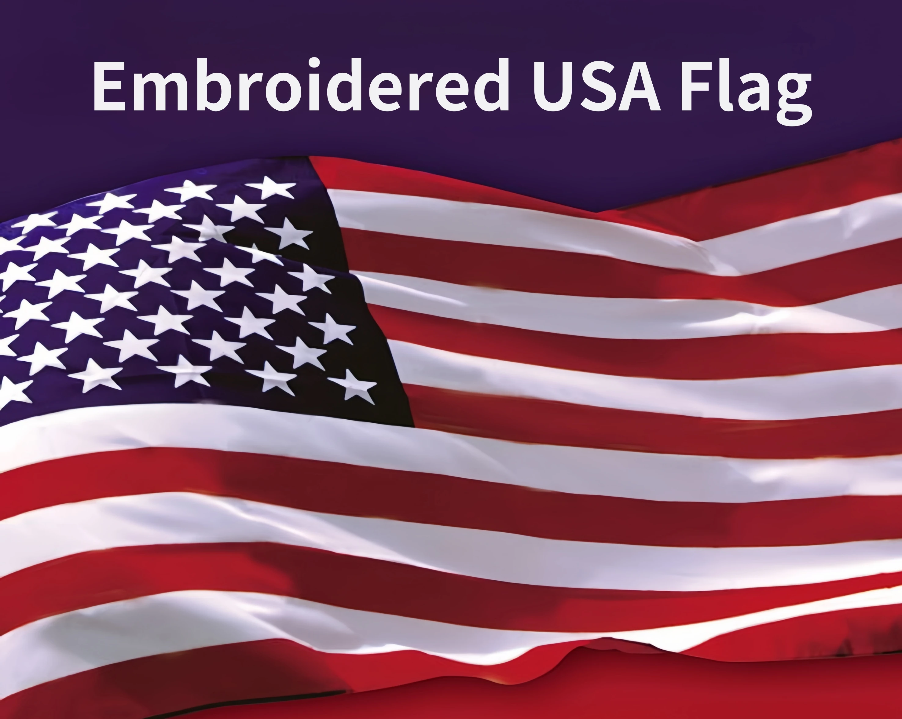 American Flag 3x5 Ft Outdoor Usa Heavy Duty Nylon Us Flags With ...