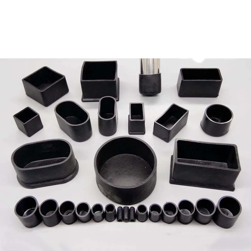 Rubber Round Table Chair Furniture Feet Leg Pads Conical Recessed ...