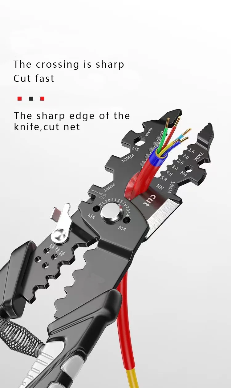 25 In1 Wire Stripper Pliers Puller Multifunctional Electrician Wire ...