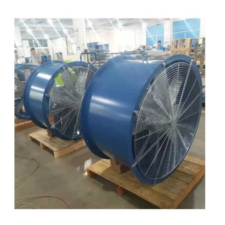 Industrial Axial Extractor Factory Dust Extraction Fan Multi Wing Axial ...