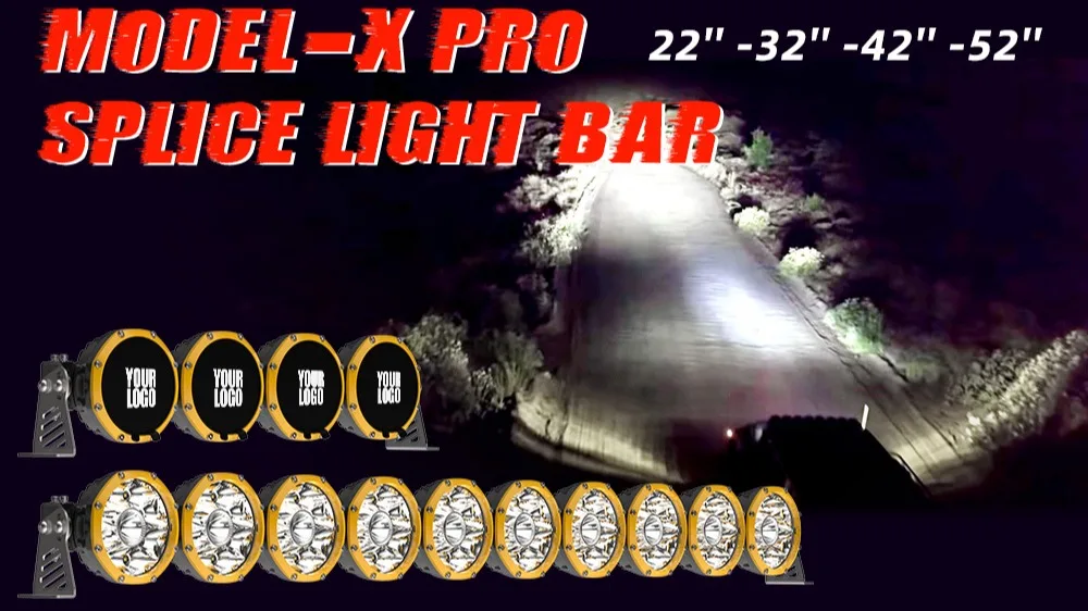 Powerful Barra Led 4x4 Kc Hilites Pro6 Light Para Can-am Polaris - Buy ...