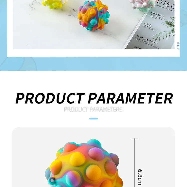 Colorful Surface With A Small Ball-shaped Protrusion To Ease The ...