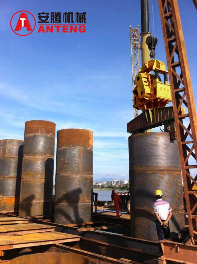 Sheet Pile Electric Mini Excavator Piling Hammer Vibro Hammer For Sheet ...