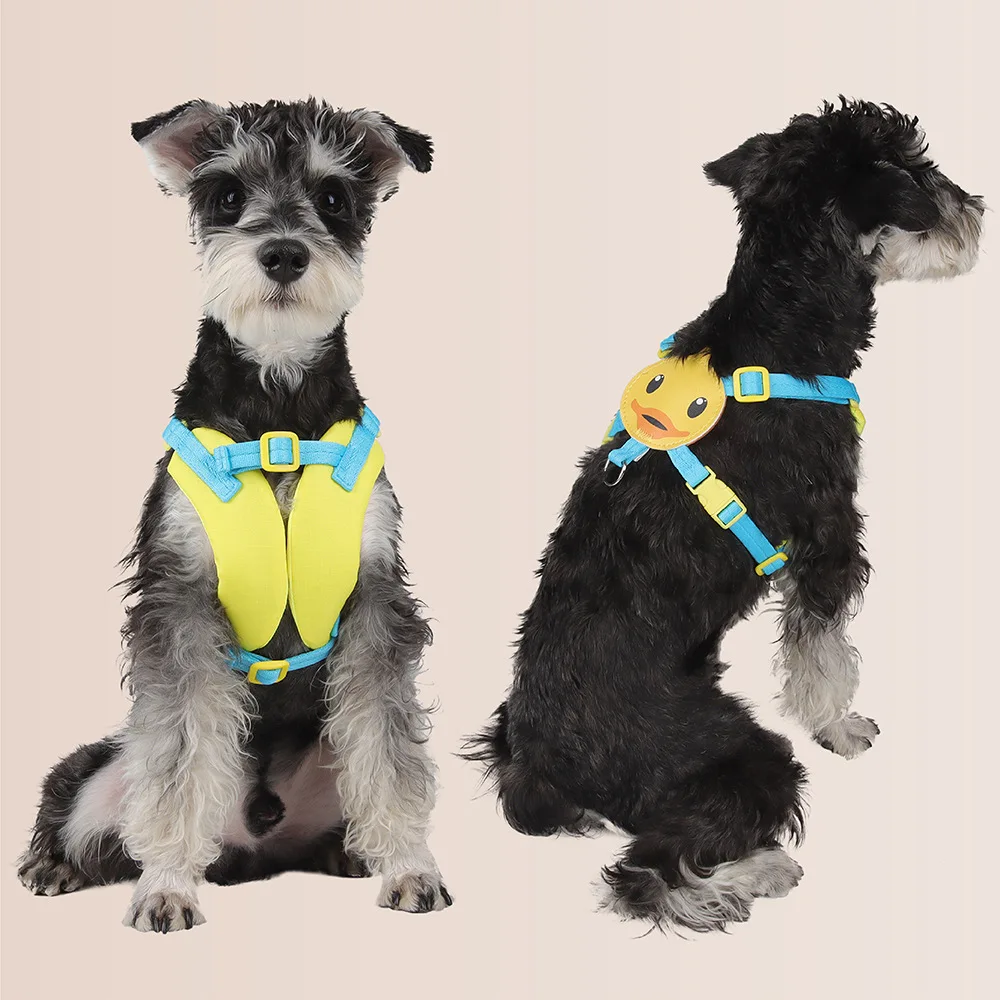 Reflective Cartoon Dog Chest And Back Vest-style Pet Chest Strap Small ...