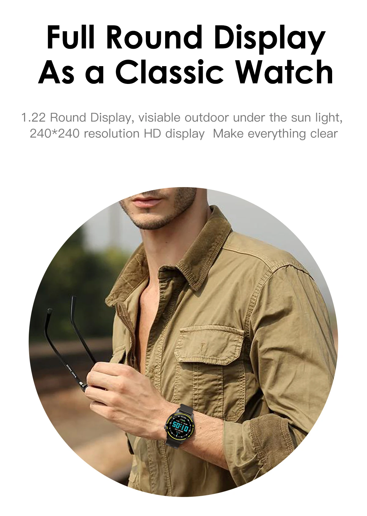 2024 Men Clock Smartwatch L8 Smart Watch Ip68 Waterproof Fitness ...