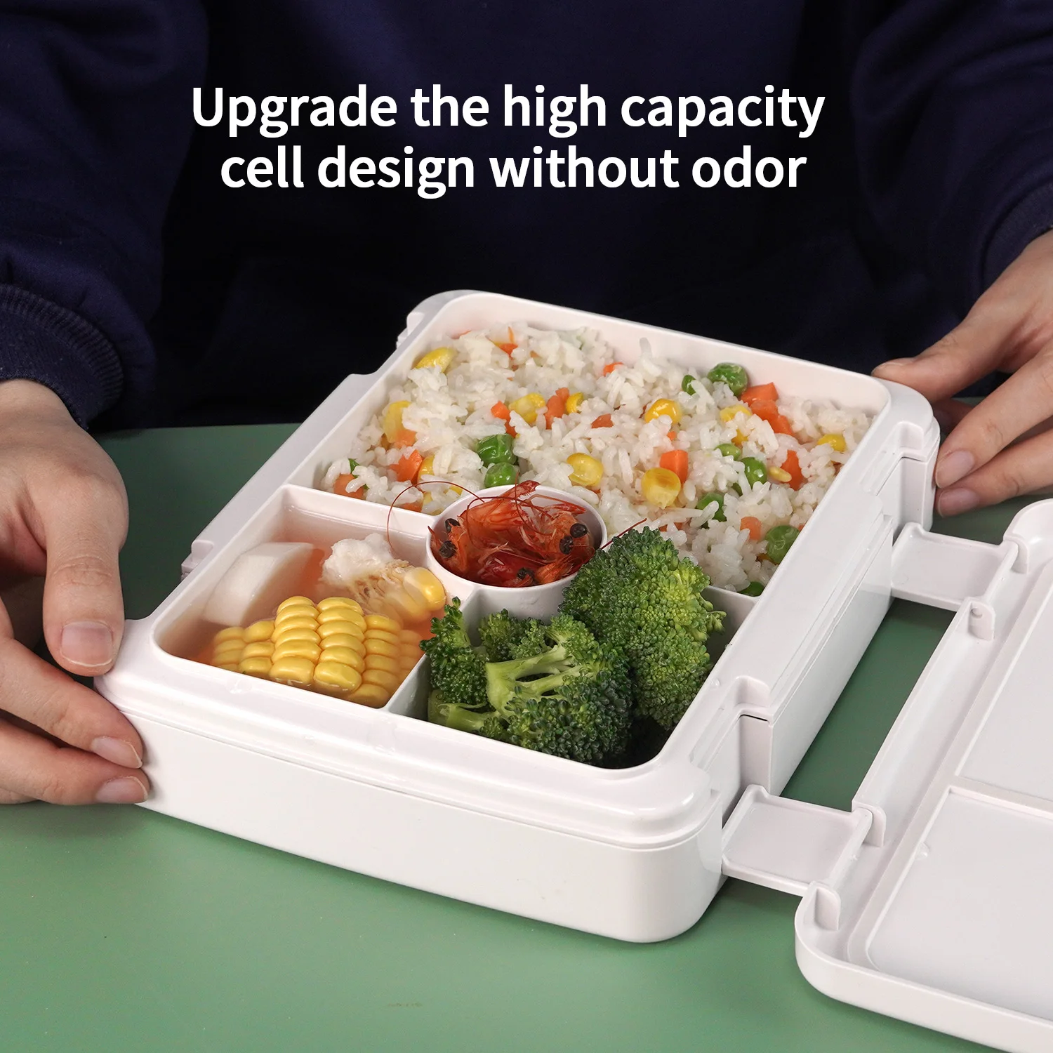 Wholesale 4 Compartments School Kids Bento Lunch Box Manufacturer Bpa ...