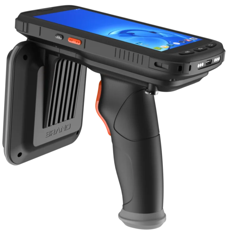 Uhf Wifi 4g Rfid Android Barcode Scanner Rugged Pda Long Range Reader ...