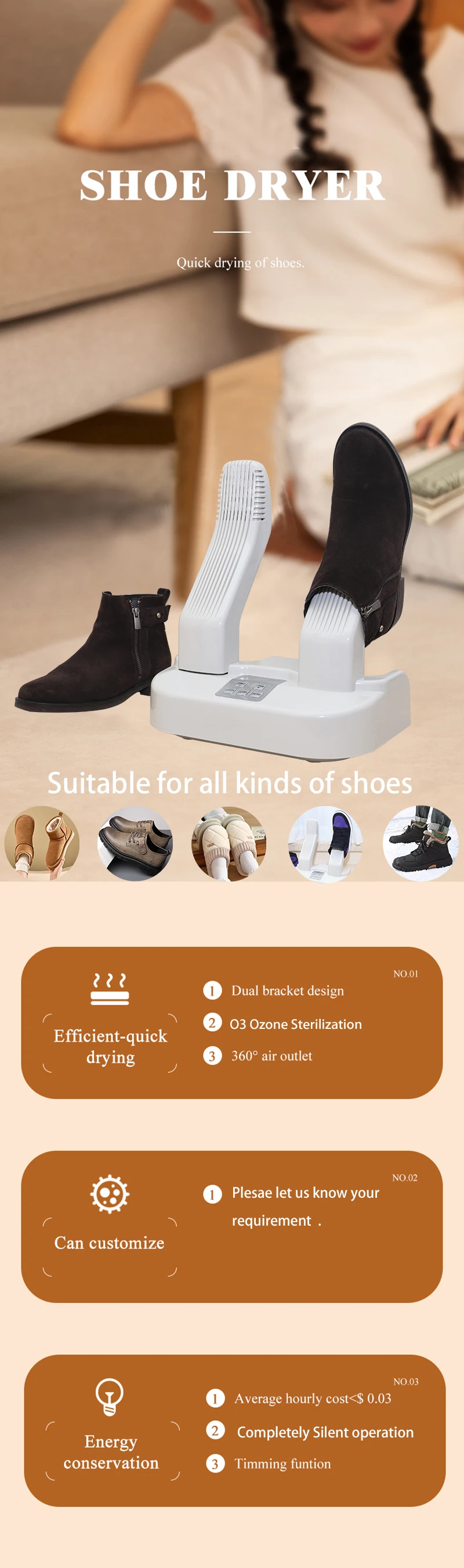 Dehumidify Ozone Helmet Dryer Ski Boot Dryer Shoe Dryer Machine With ...