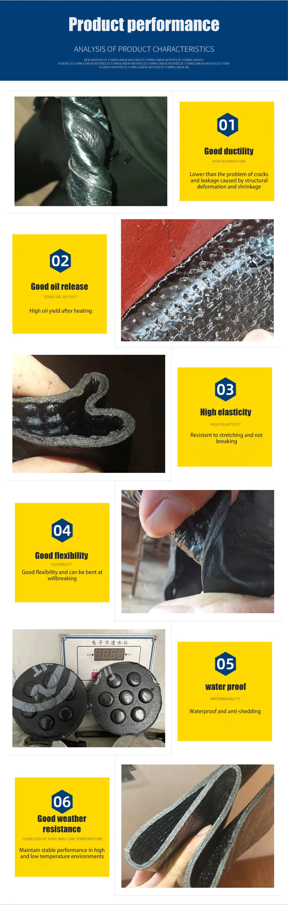OEM 3mm SBS Modified Asphalt Membrane - Durable & Flexible