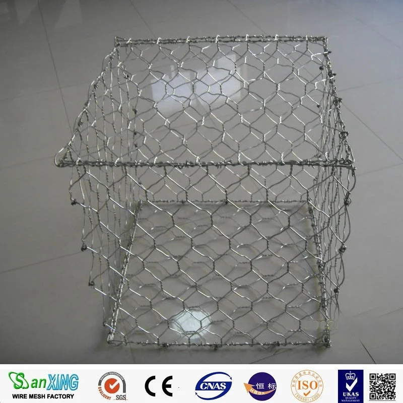Wholesale Hexagonal Gabion Mesh 1x1x2 Gabion Box Flood Control ...