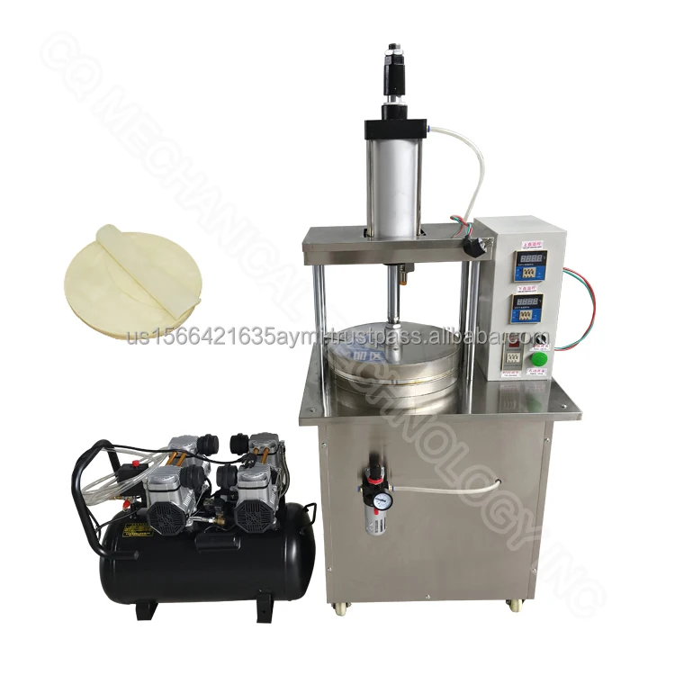 Pizza Dough Base Sheeter Roti Chapati Making Production Line Arabic ...