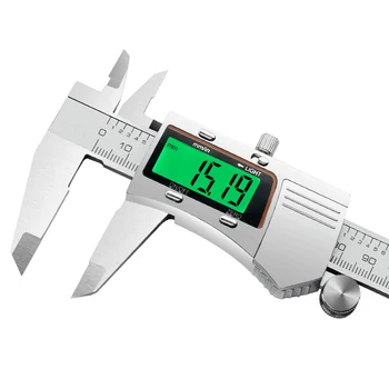 Factory Supply Digital Caliper Backlight 150mm 6 Inch Caliper Metal ...