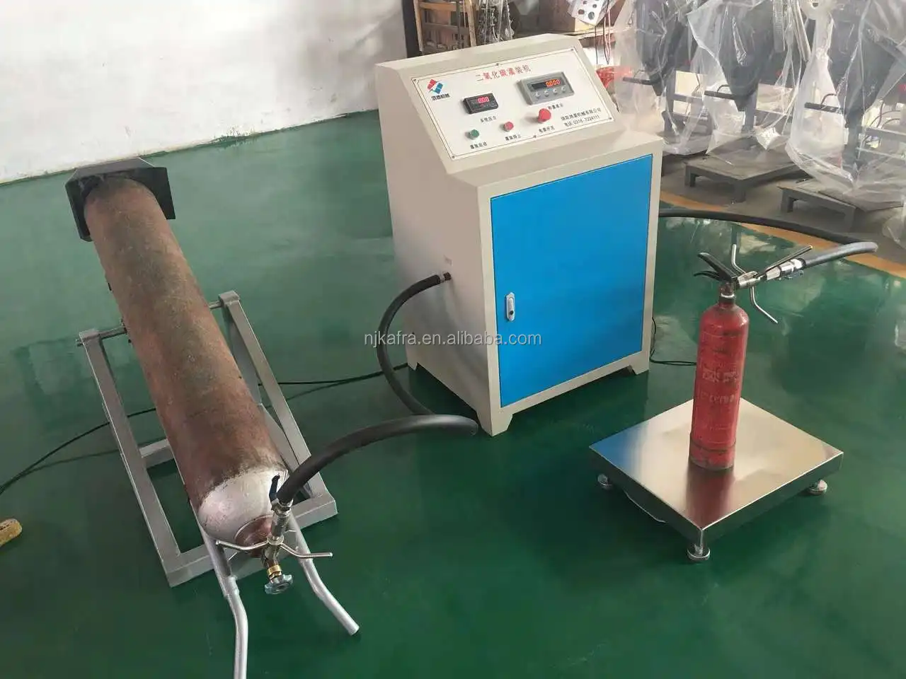 Mobile Fire Extinguisher Carbon Dioxide Filling Machine Fire ...