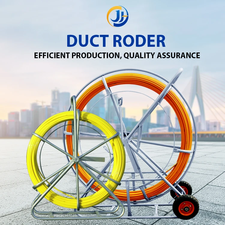 6mm Fiberglass Duct Rod Conduit Cable Pulling Machine Underground 100m ...