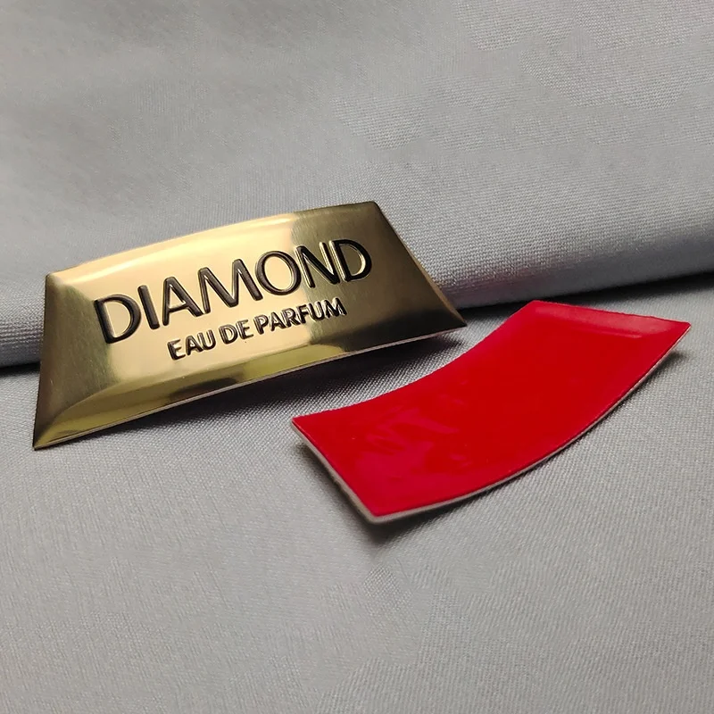 Accept Custom Logo Embossed Metal Label Metal Personalizado Perfumes ...