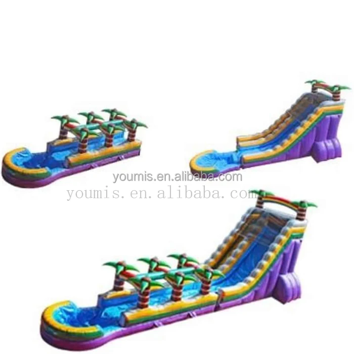 16' Blue Marble Wave Slide With Detachable Pool - Buy Blue Marble Slide ...