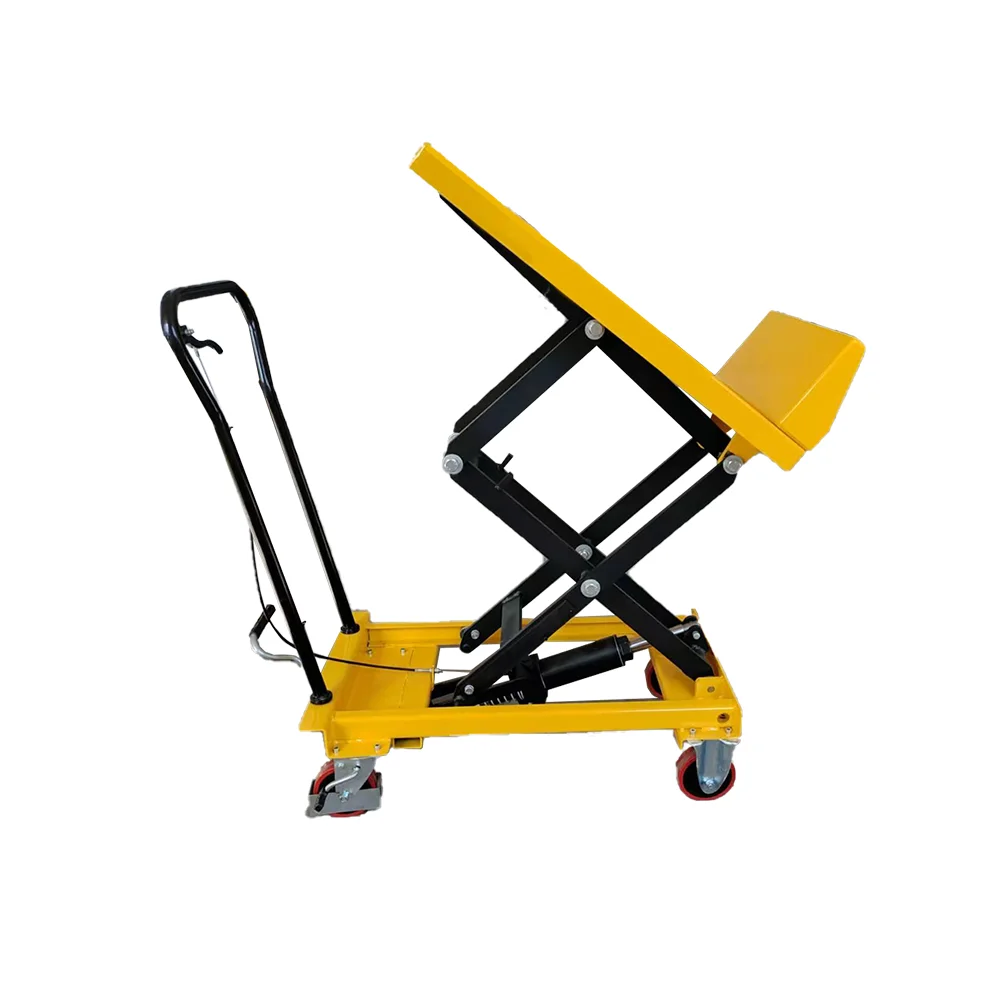 150kg Load Manual Lift Tables Hydraulic Manual Scissor Lift Table ...
