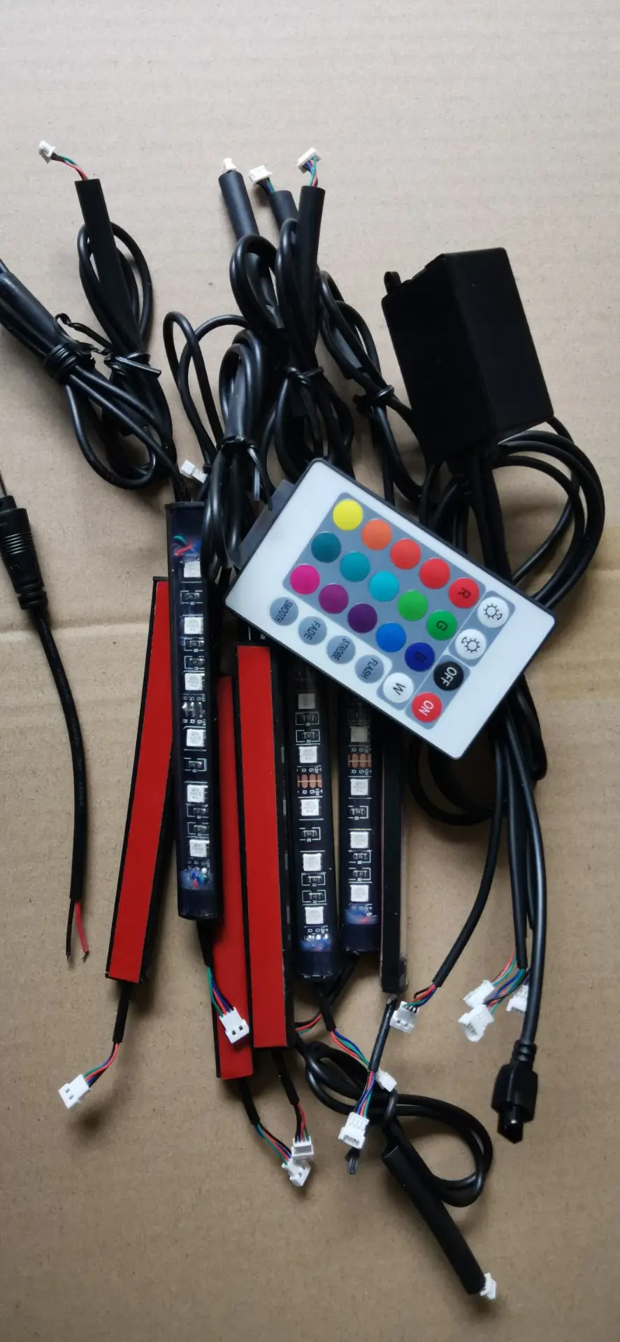 Alibaba.com: 24-key IR remote, RGB LED strip for car engine bay or ...