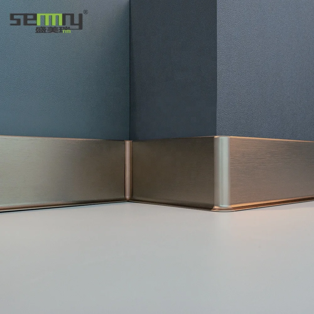 Beautiful Colors Led Aluminium Profile Skirting Metal Trim Wall ...