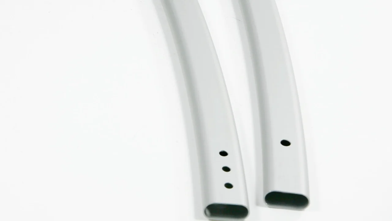 Thin Wall 6061 6063 Flat Elliptical Hollow Section Aluminum Alloy ...