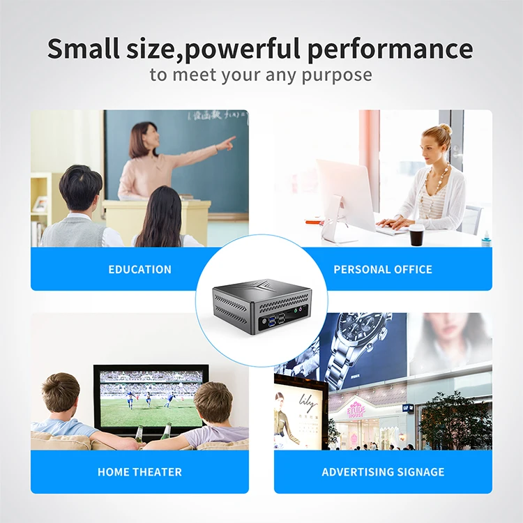 Topleo New Jk01 Mini Pc N5095 Usb3.0 8gb Ram 128gb Ssd In Tel Core ...
