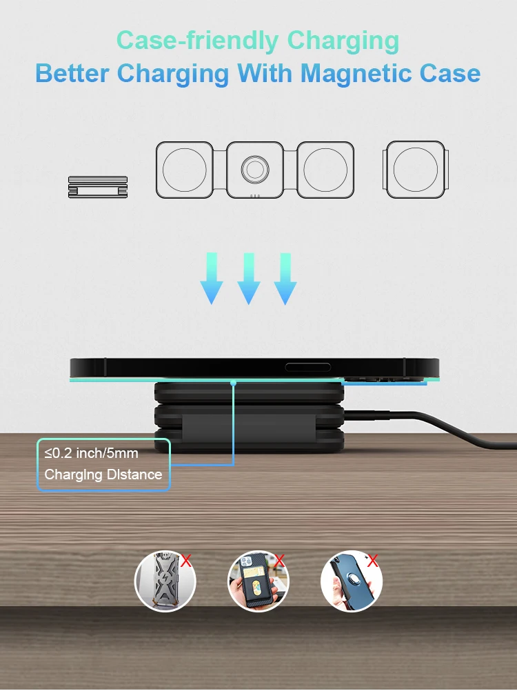 Chargers For Travel 15w Fast Charging For Iphone Magnetic Portable ...